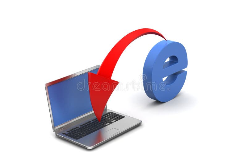 Concepto del Internet stock de ilustración. Ilustración de rinda - 53778753