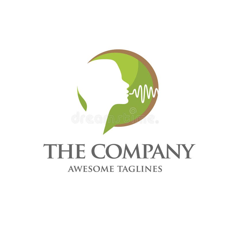 Concepto Del Logotipo De La Logopedia Ilustración del Vector ...