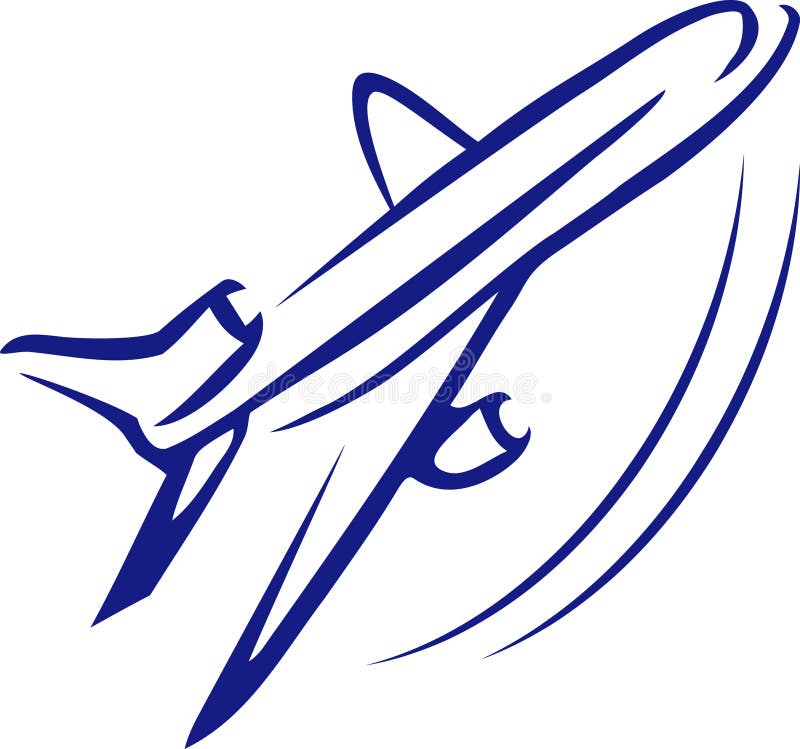Concepto Del Logotipo Del Avión Ilustración del Vector - Ilustración de ...