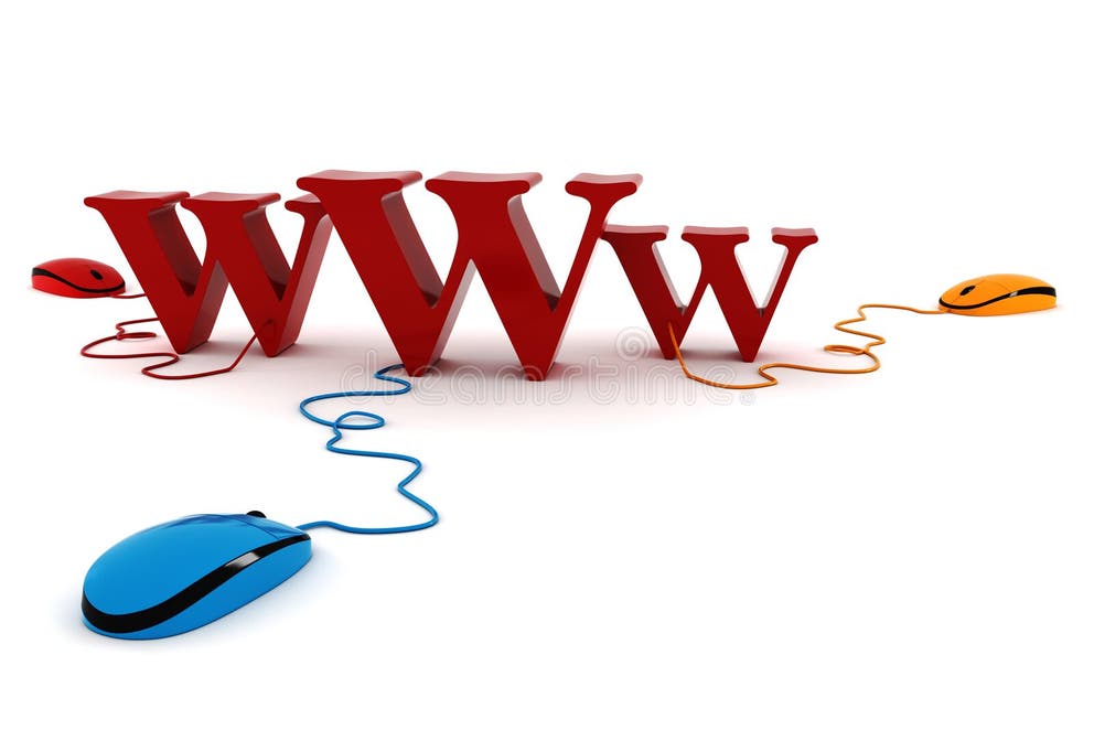 Concepto Del World Wide Web 3d Stock de ilustración - Ilustración de ...