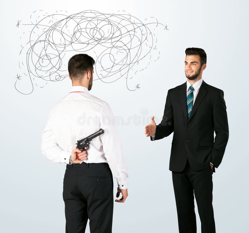 Concepto Despiadado Del Negocio Foto de archivo - Imagen de firearm ...