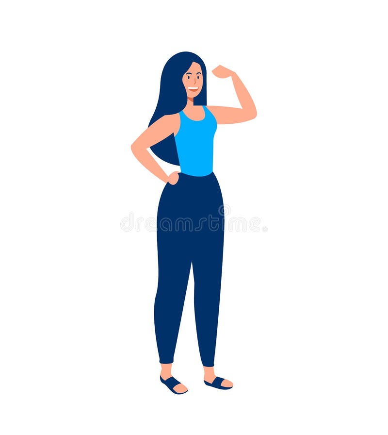 Concepto Fuerte De La Muchacha Que Dobla El Brazo Para El Poder De Las ... Concepto Fuerte De La Muchacha Que Dobla El Brazo Para El Poder De Las ...