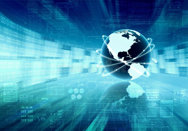 Concepto Global De La Información Stock de ilustración - Ilustración de ...