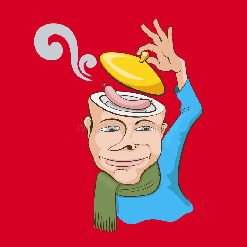 La persona ridícula ilustración del vector. Ilustración de arte - 18429208