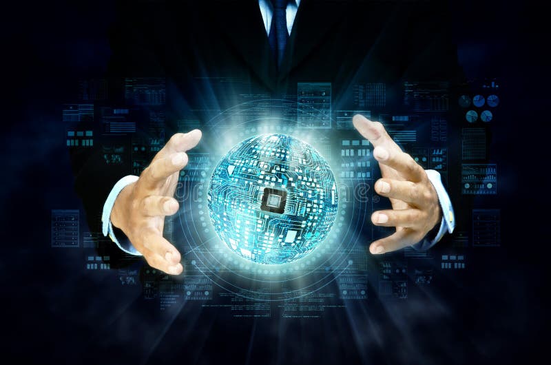 Concepto Grande De Internet De Los Datos Imagen de archivo - Imagen de ...