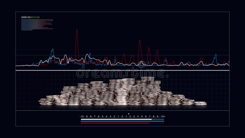 Concepts of Asset Value Changes and Investment Analysis. Stock Footage ...