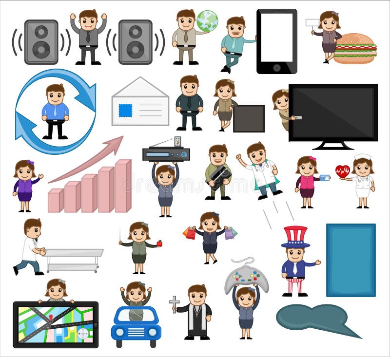 Concepts of Business and Communication Graphics Stock Vector ...