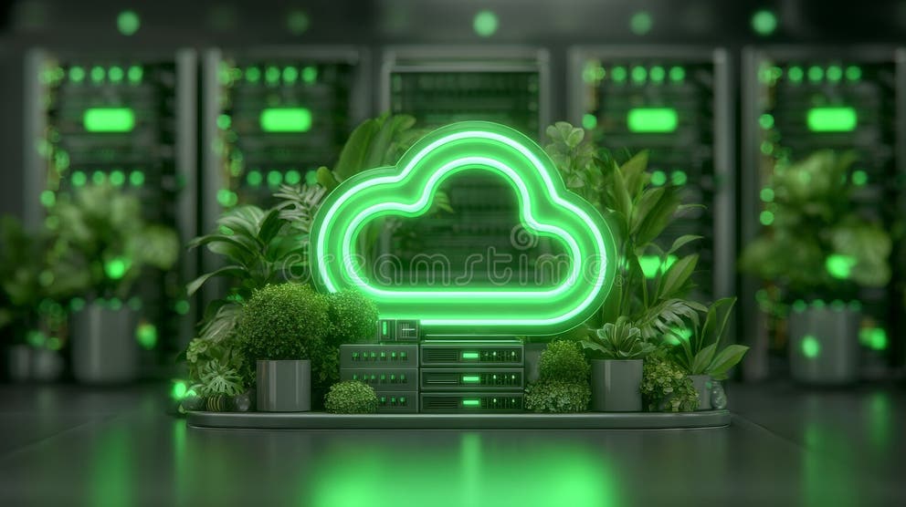 The Concepts of Cloud Computing, Green Technology, Server Rooms, Eco ...