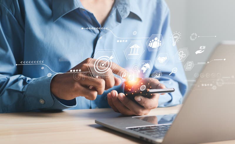 Concepts of Long-term Business Development and Management. Stock Image ...