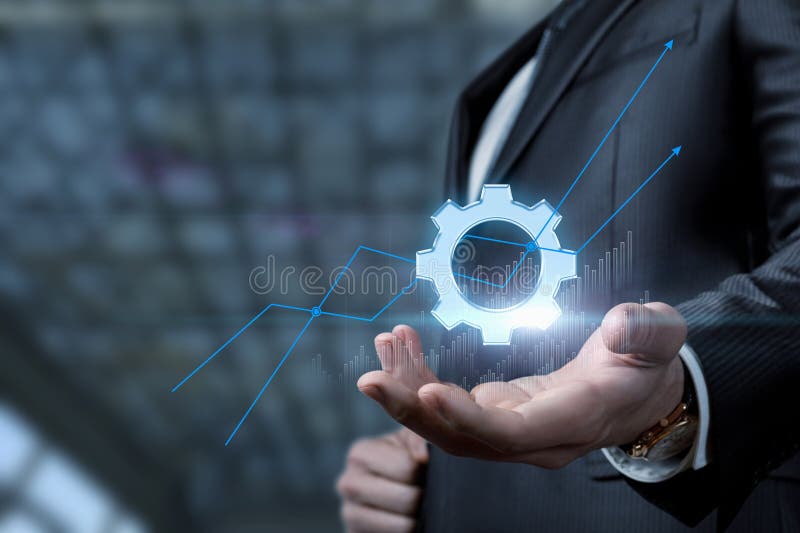 Concepts of the Mechanism of Financial Development Stock Image - Image ...