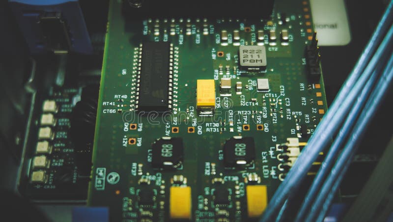 Inside Motherboard of Server, RAM Editorial Stock Image - Image of main ...