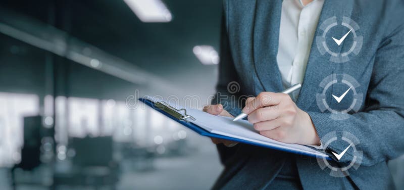 Concepts of Planning and Fixing the Work Performed Stock Image - Image ...