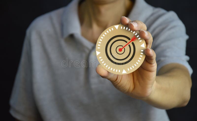 Concepts, Setting Goals and Strategizing for Success Stock Image ...