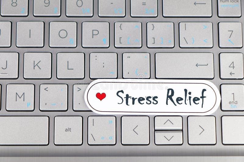 Concepts of Stress relief. stock photo. Image of sexting - 299648070