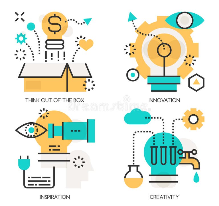 Think Out Box Stock Illustrations – 1,347 Think Out Box Stock ...