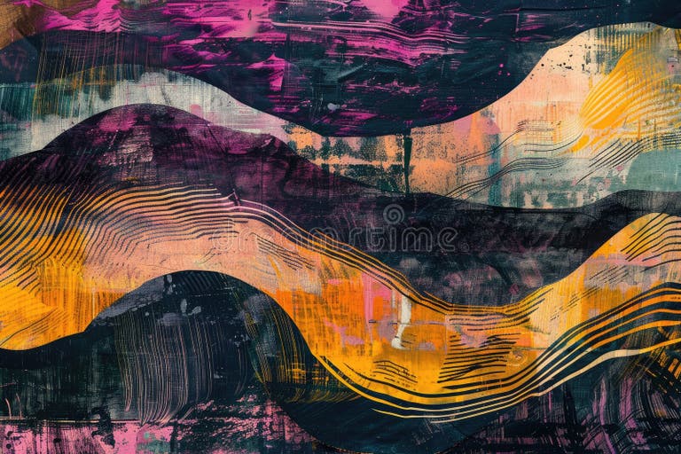 A Conceptual Abstract Art Banner AIG51A Stock Photo - Image of pattern ...