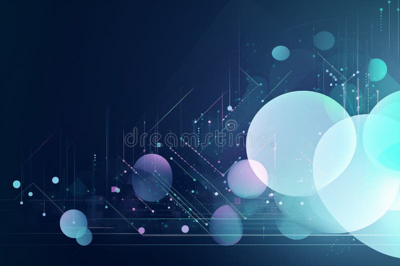 Conceptual Abstract Business Presentation Background. Generative AI ...