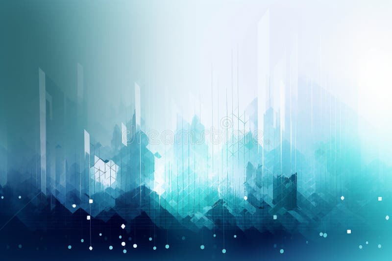 Conceptual Abstract Business Presentation Background. Generative AI ...