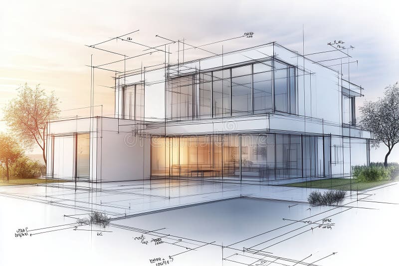 A Conceptual Architectural Design of a Modern House with Technical ...