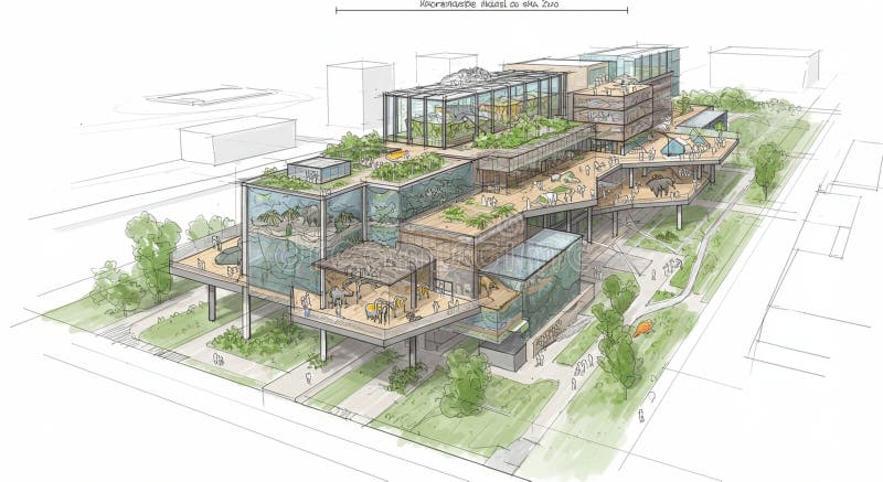 Multi Level Zoo Exhibit Stock Illustrations – 1 Multi Level Zoo Exhibit ...