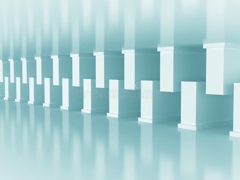 Conceptual Architecture Design Building Background Stock Illustration ...