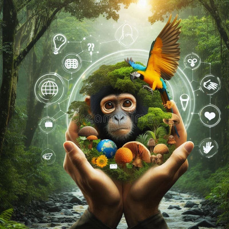 Conceptual Art Drawing Endangered Species in Critical Need of ...