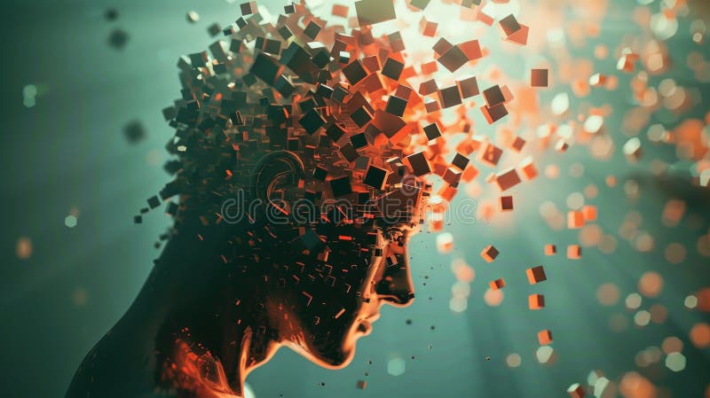 Conceptual Art Showing Cognitive Control and Rational Self Awareness ...