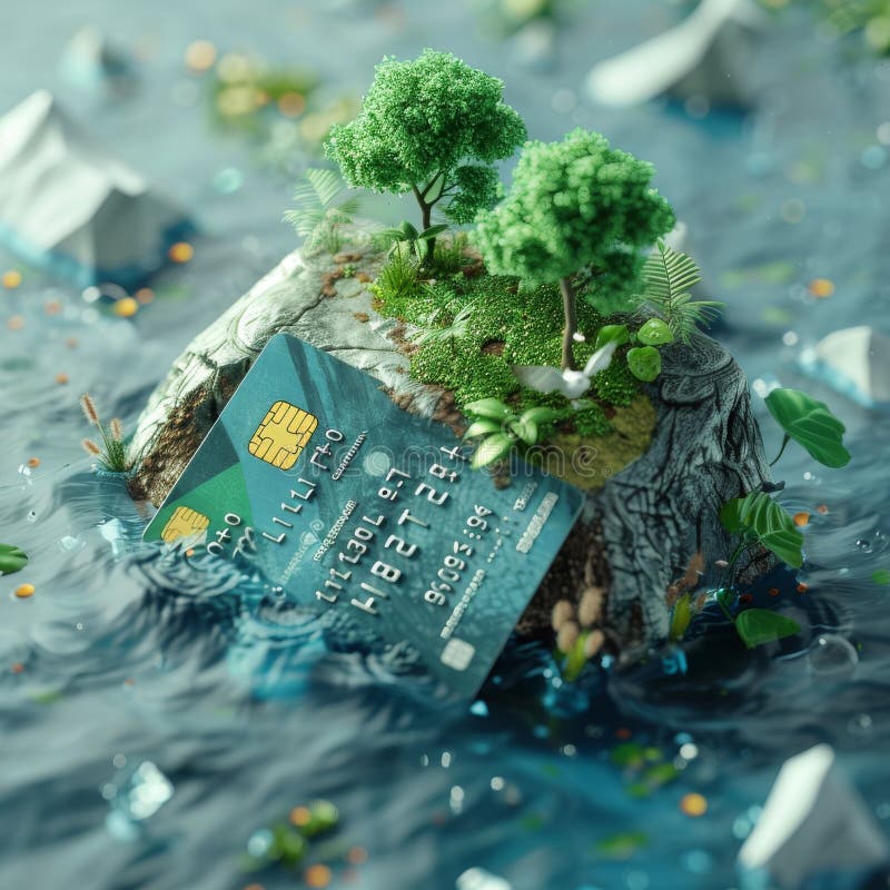 A Conceptual Artwork Commenting on the Environmental Impact of Credit ...