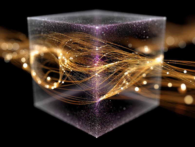 Conceptual Artwork Depicting Abstract Quantum Entanglementglobal ...