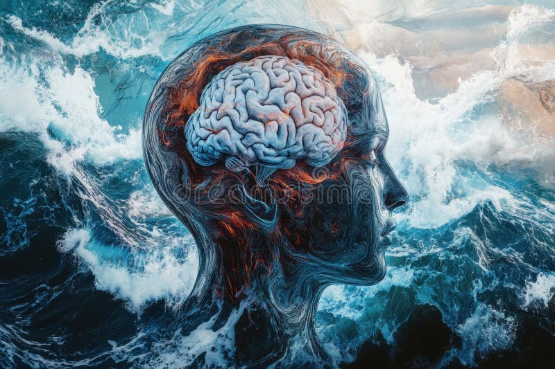 Conceptual Artwork Depicting the Interplay between the Human Mind and ...