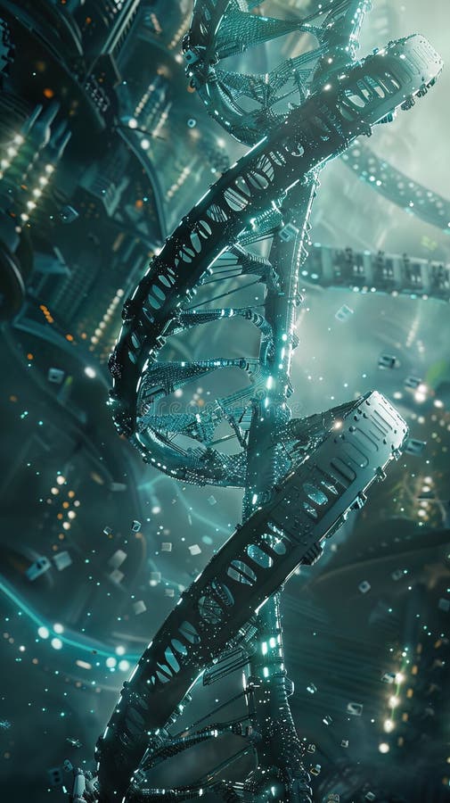 A Conceptual Artwork of Futuristic Genetic Modification with DNA ...