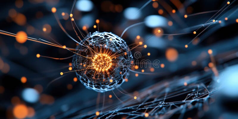 Conceptual Artwork of Quantum Particle in Superposition, Showcasing ...