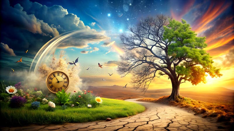 The Unfurling of Time: a Conceptual Artwork Exploring the Passage of ...