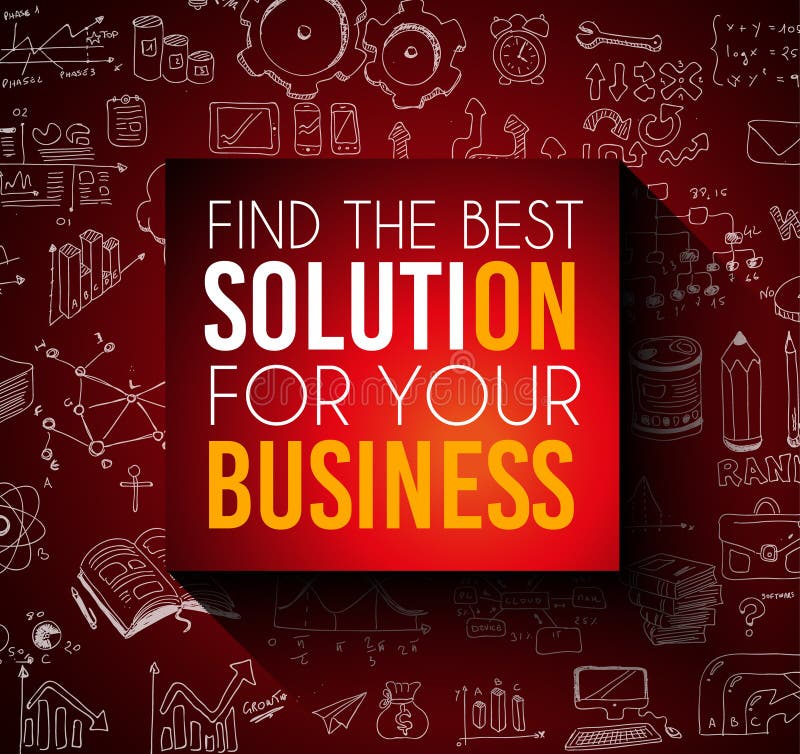 Best Business Solution Infographic Layout Template for Data Display ...