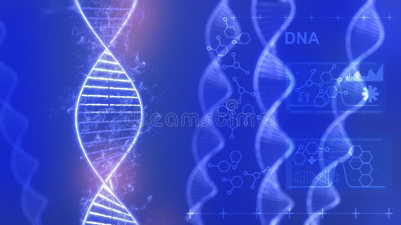 DNA 3D Structure Editing Medicine Concept. Low Poly Polygonal Triangle ...
