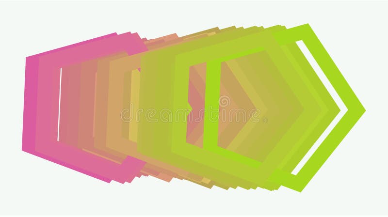 Conceptual Background Pentagon Pattern for Design. Abstract, Color ...