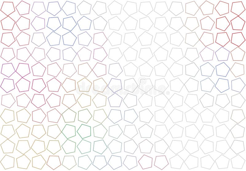 Conceptual Background Pentagon Pattern for Design. Web, Backdrop, Color ...