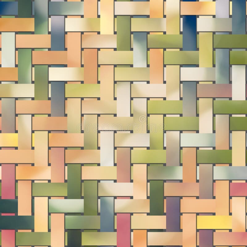 Texture or Backdrop, Virtual Geometric Pattern Woven Mat or Rattan, for ...