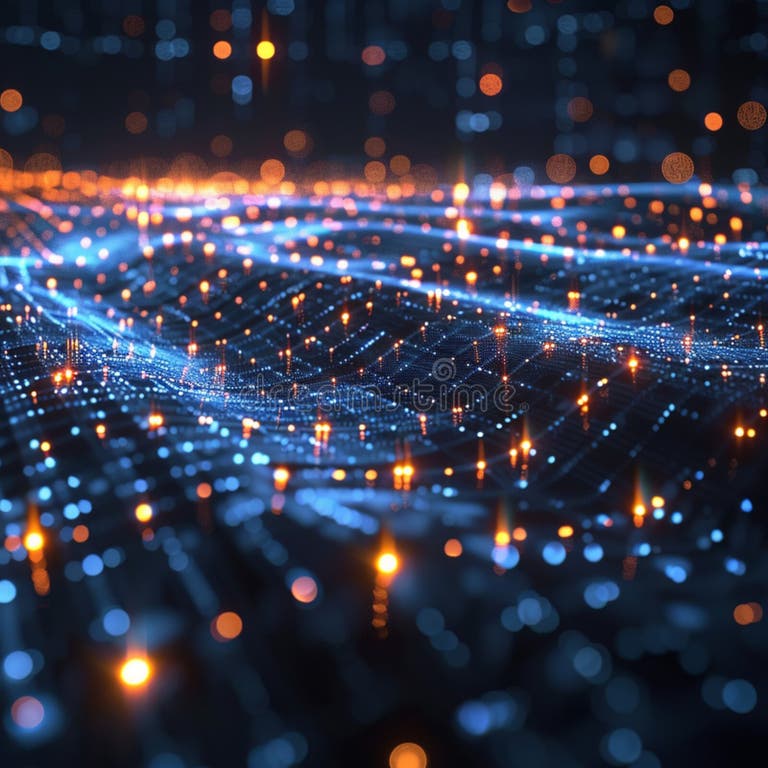 Conceptual Big Data Backdrop Highlighting Technological ...