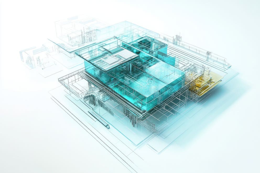 Conceptual Building Design Showing Layers and Structure for ...