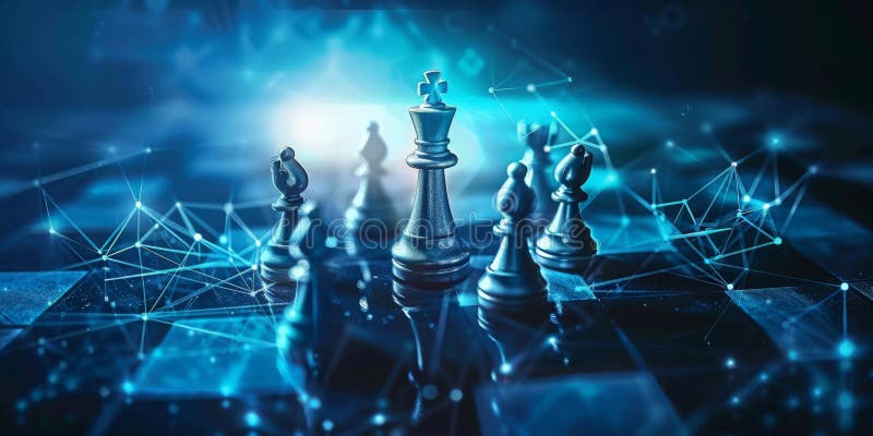 Conceptual Business Background with Strategic Design. Stock ...