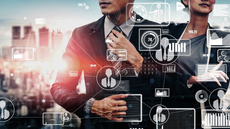 Conceptual Business Dashboard for Financial Data Analysis Stock Footage ...