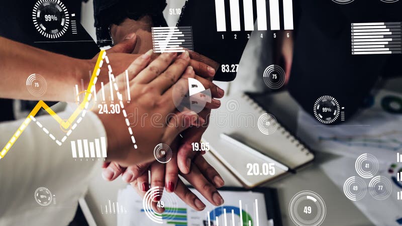 Conceptual Business Dashboard for Financial Data Analysis Stock Footage ...