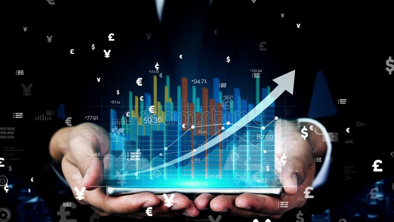 Conceptual Business Dashboard for Financial Data Analysis Stock Video ...