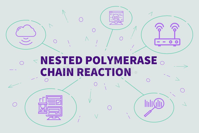 Conceptual Business Illustration with the Words Nested Polymerase Chain ...