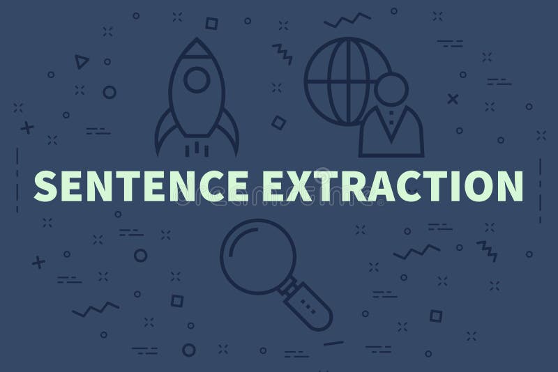 Sentence Extraction Stock Illustrations – 10 Sentence Extraction Stock ...