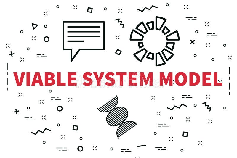 Conceptual Business Illustration with the Words Viable System Mo Stock ...