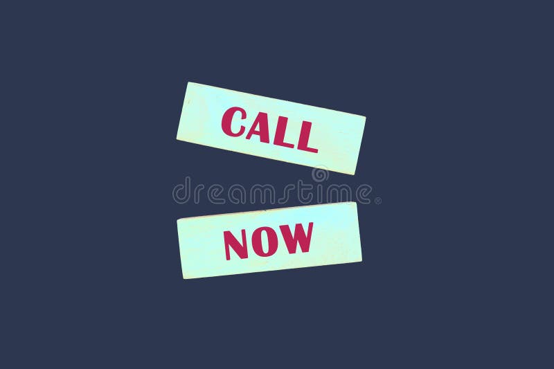 Conceptual Call Now Symbol. Copy Space Stock Image - Image of ...
