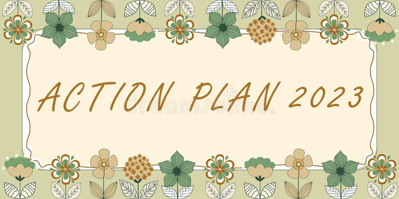 Conceptual Caption Action Plan 2023to Do List Contain Number of Things ... Conceptual Caption Action Plan 2023to Do List Contain Number of Things ...