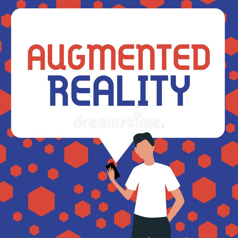 Conceptual Caption Augmented Reality. Conceptual Photo Technology that ...